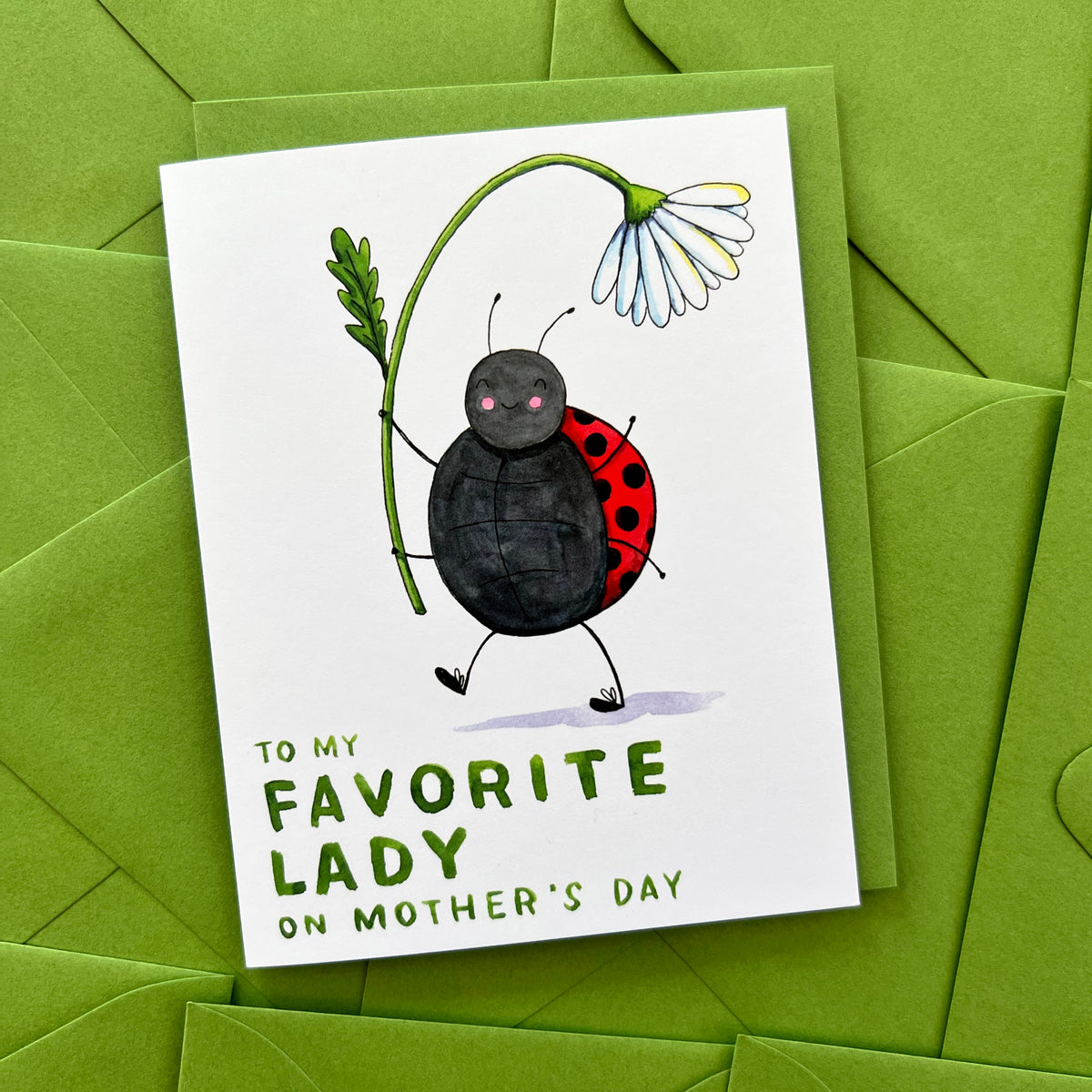 To My Favorite Lady Ladybug Mother's Day Card – Paper Wilderness